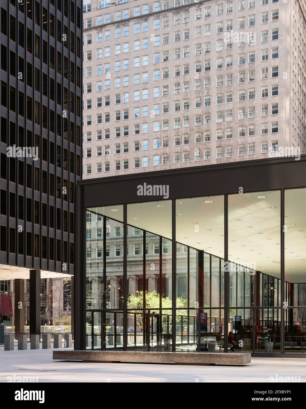 Loop Station Post Office designed by Mies Van Der Rohe Stock Photo - Alamy