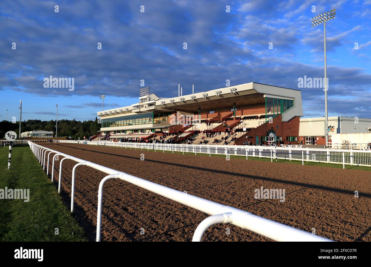 Wolverhampton racecourse general view hi-res stock photography and ...