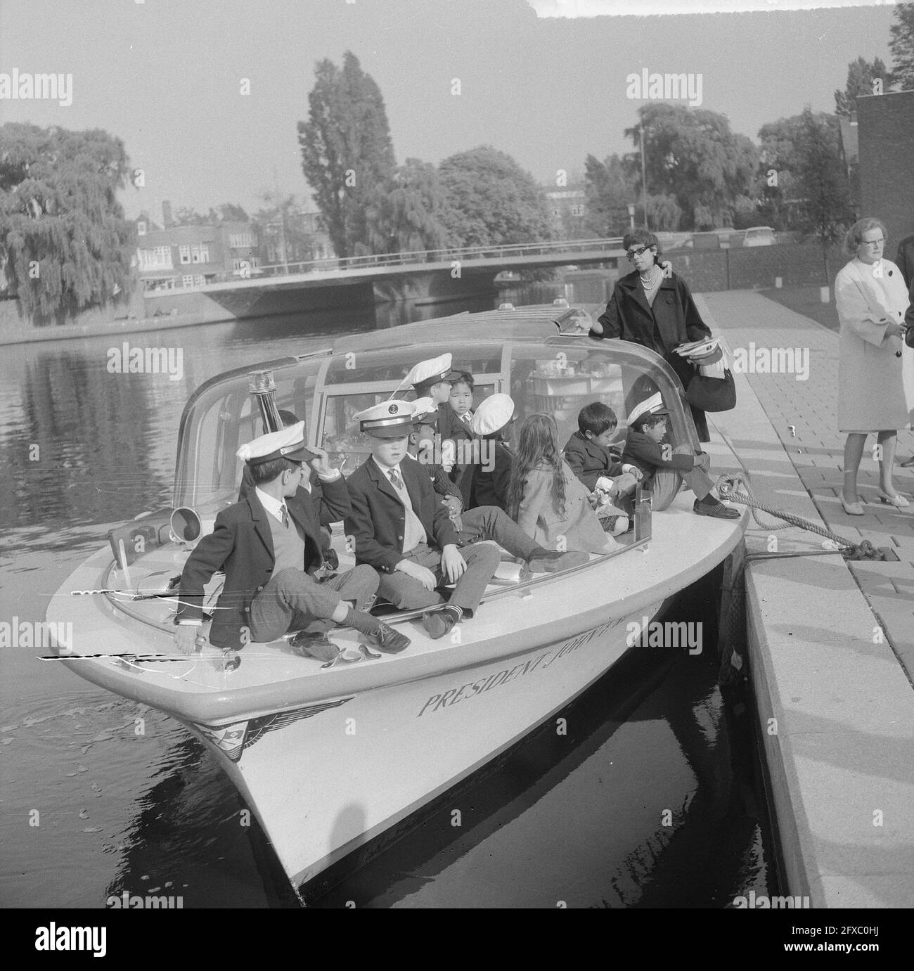 Josephine Baker took a boat ride with her ten foster children through ...