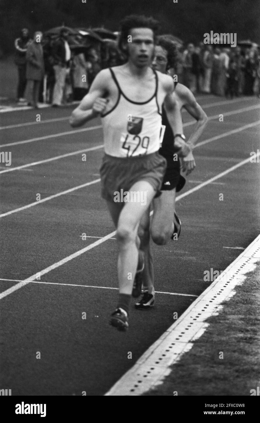 Jos hermens improves world record ten english miles hi-res stock ...