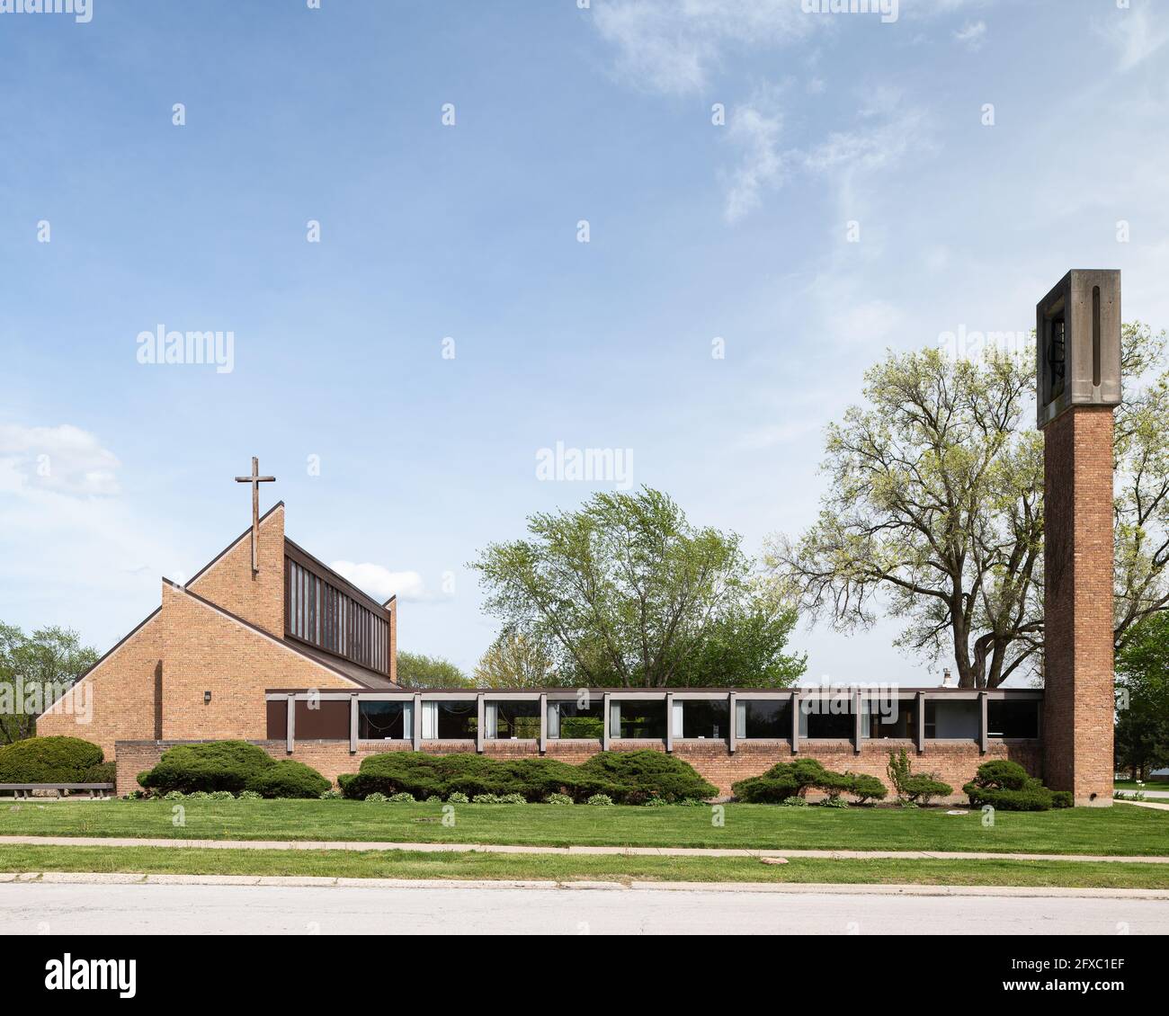 St. Ambrose Episcopal Church designed by Edward Dart Stock Photo - Alamy