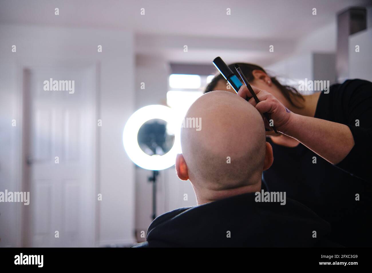 Bald male model hi-res stock photography and images - Alamy
