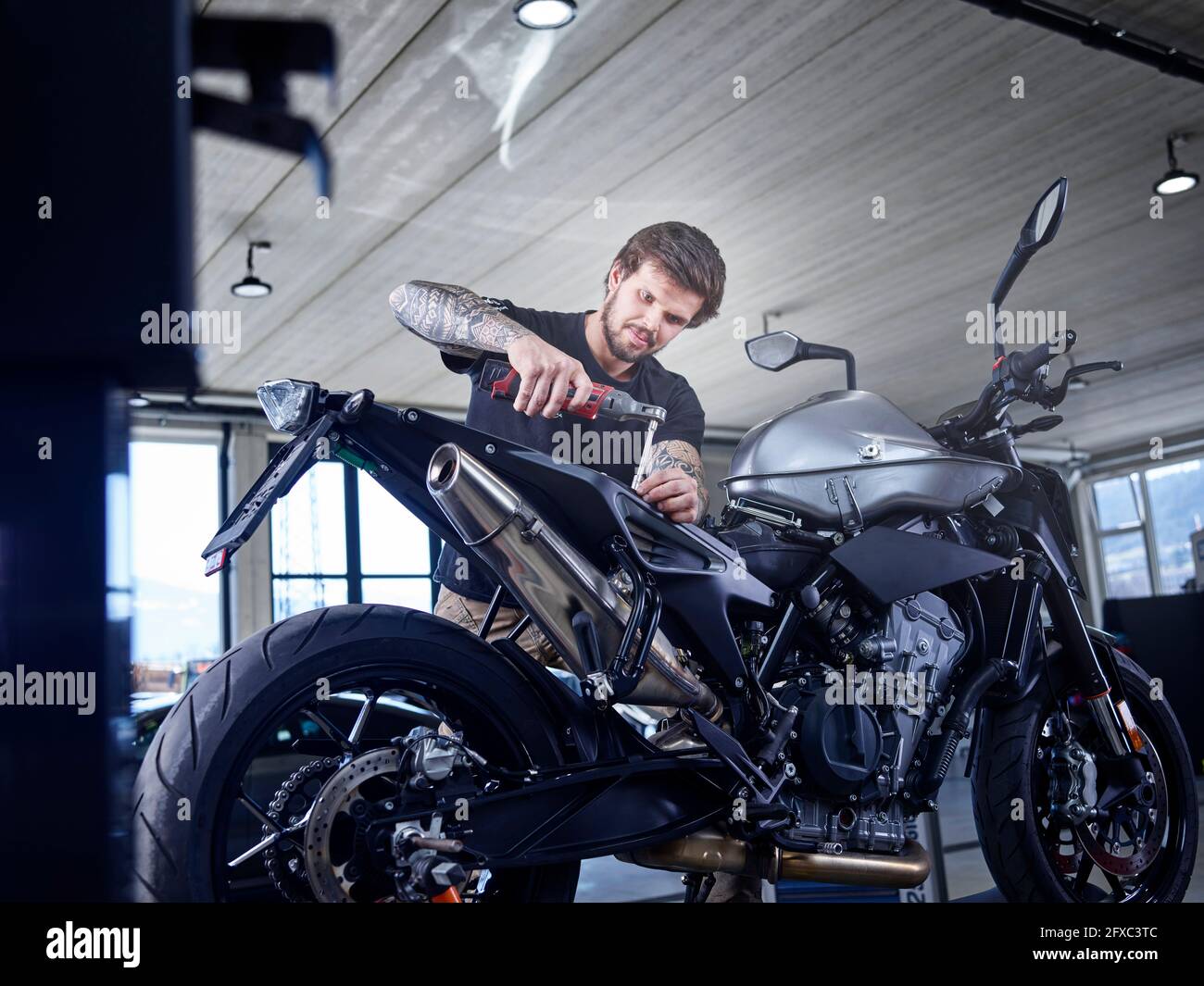 Maintenance motorcycle hi-res stock photography and images - Alamy