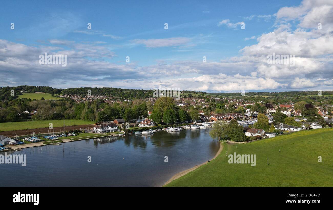 Thames aerial green hi-res stock photography and images - Alamy