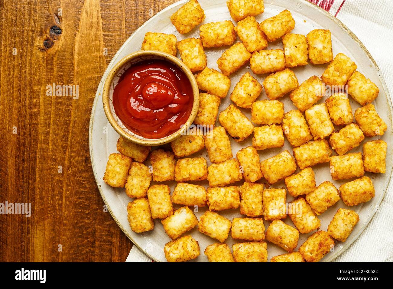 Baked tater tots Stock Photo - Alamy