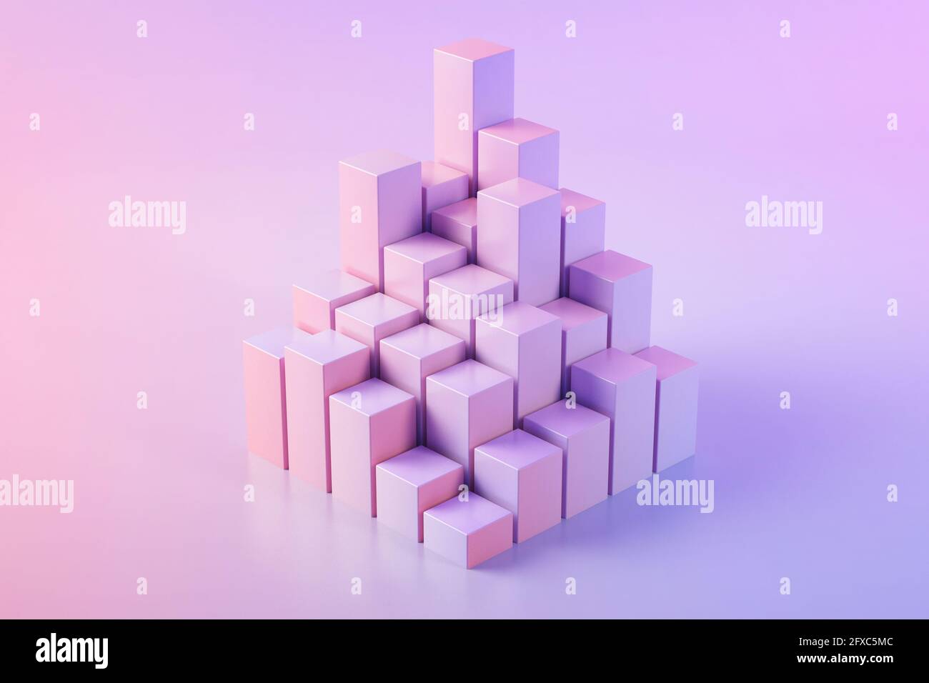 Pink cubes hi-res stock photography and images - Alamy