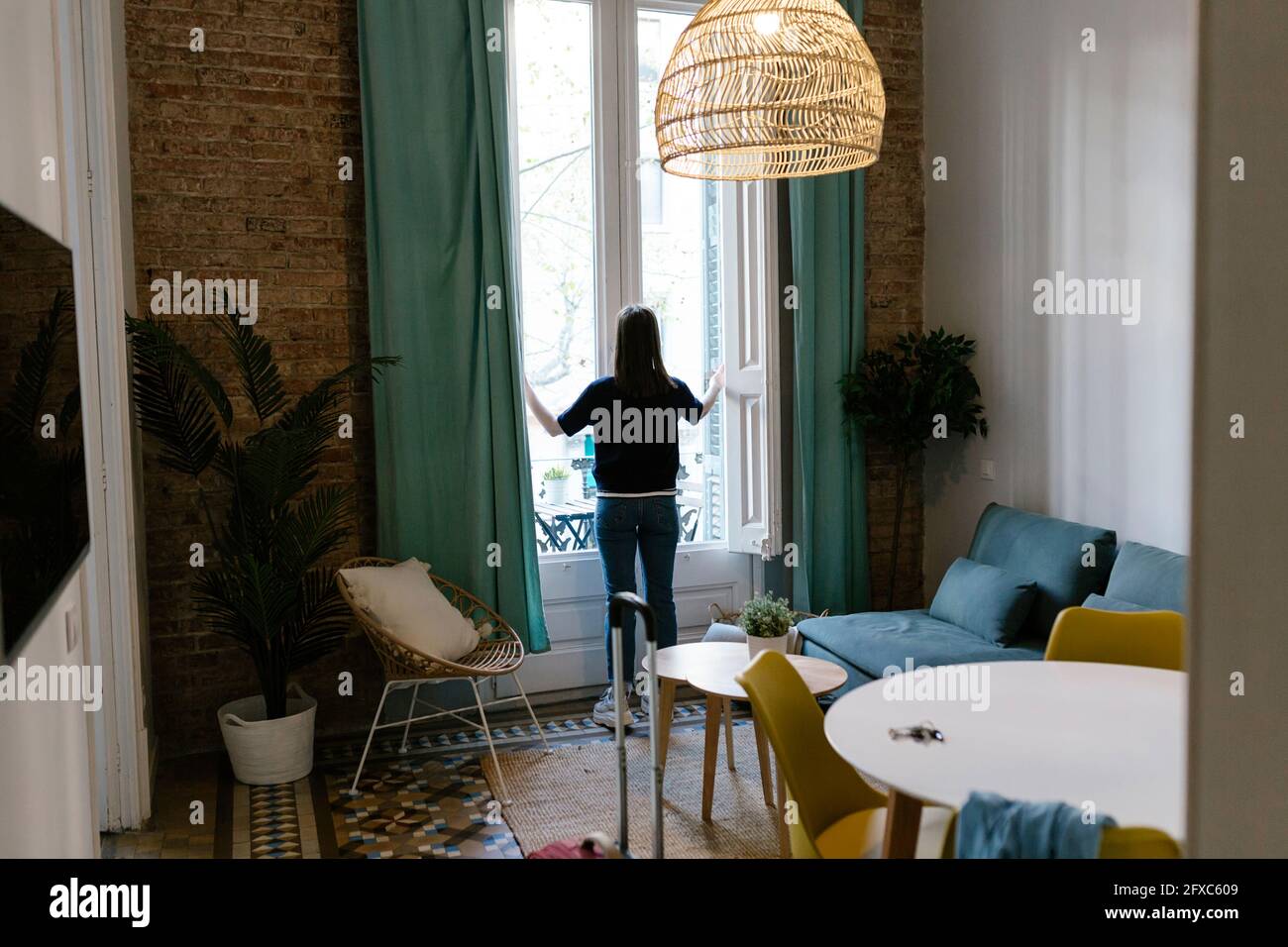 Apartment window view hi-res stock photography and images - Alamy