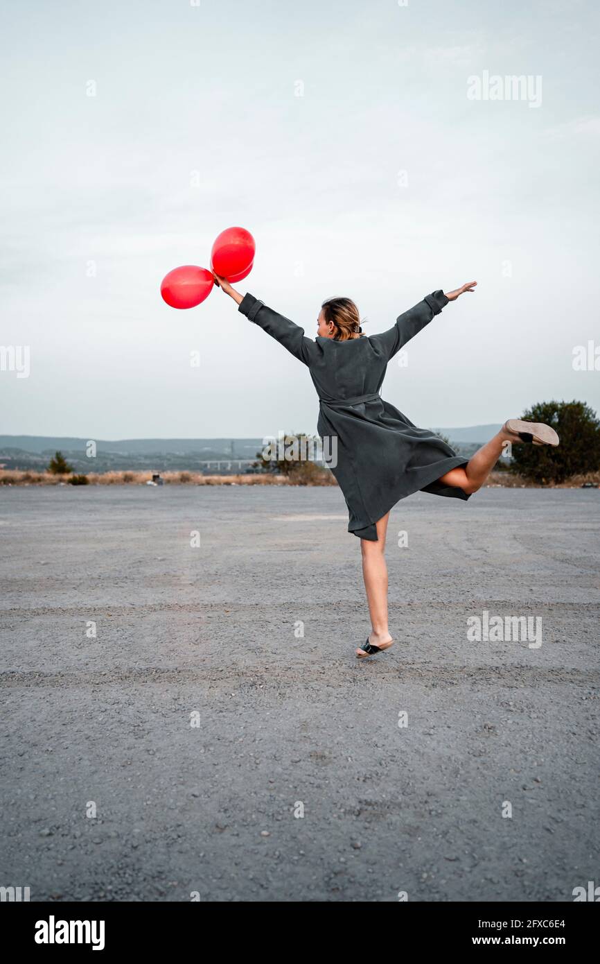 Balloon jump hi-res stock photography and images - Alamy