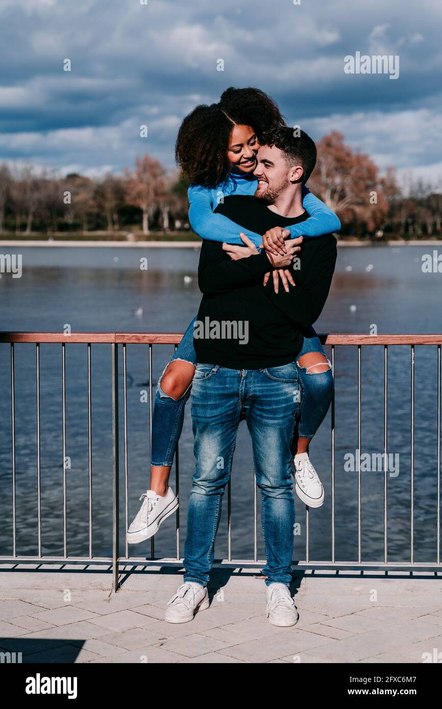 Piggybacking image hi-res stock photography and images - Alamy