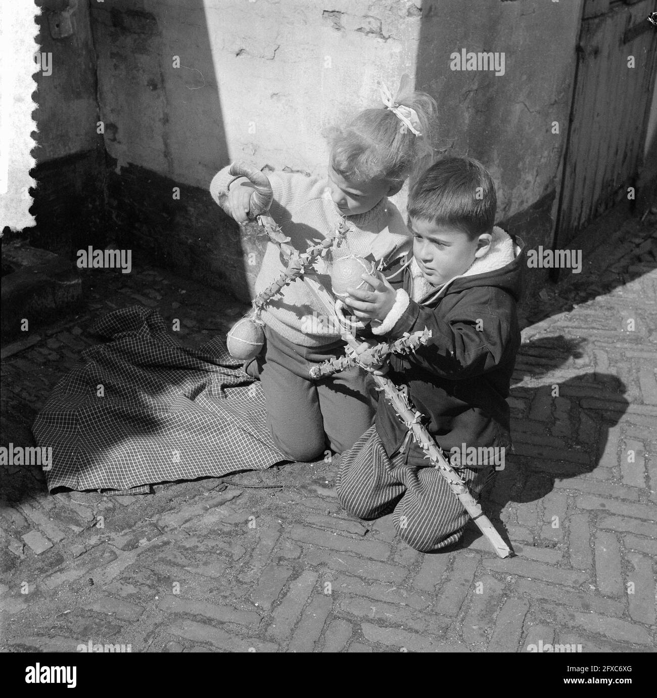 Children make their Palm Passes, April 12, 1957, Children, The ...