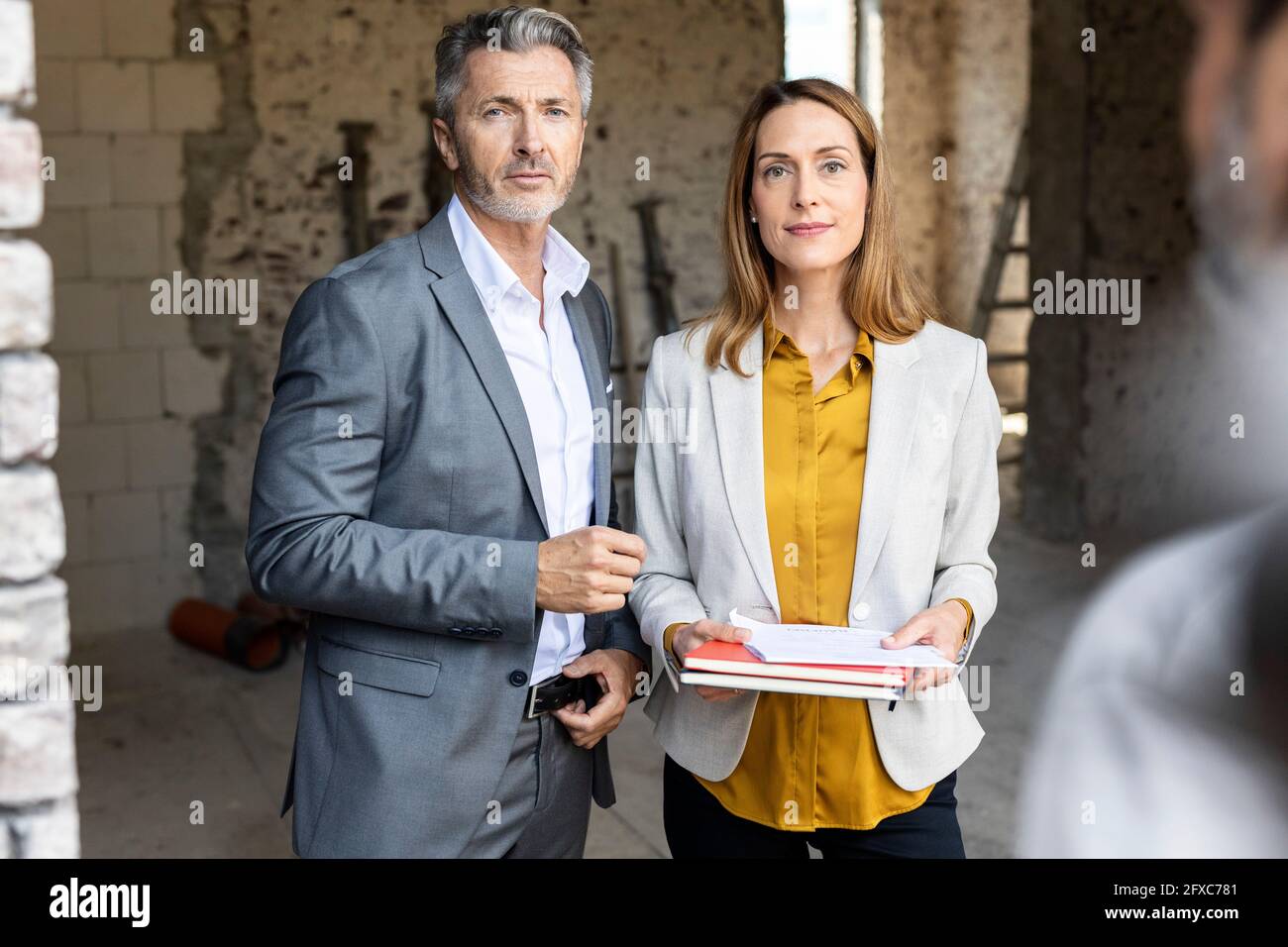 Female business suit side view hi-res stock photography and images - Alamy