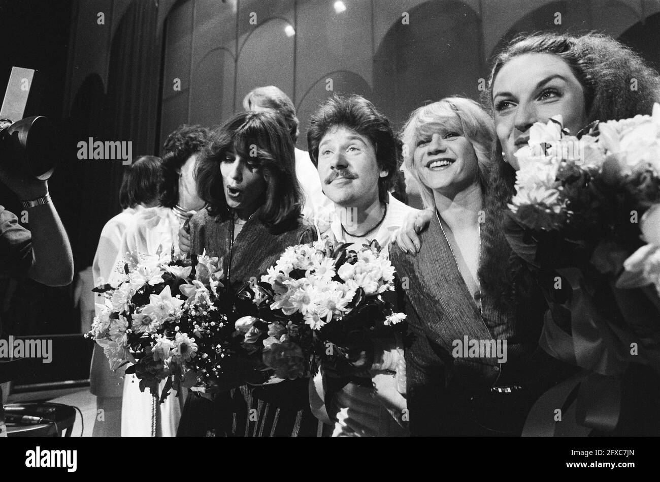 National final Eurovision Song Contest in Circustheater in Scheveningen ...