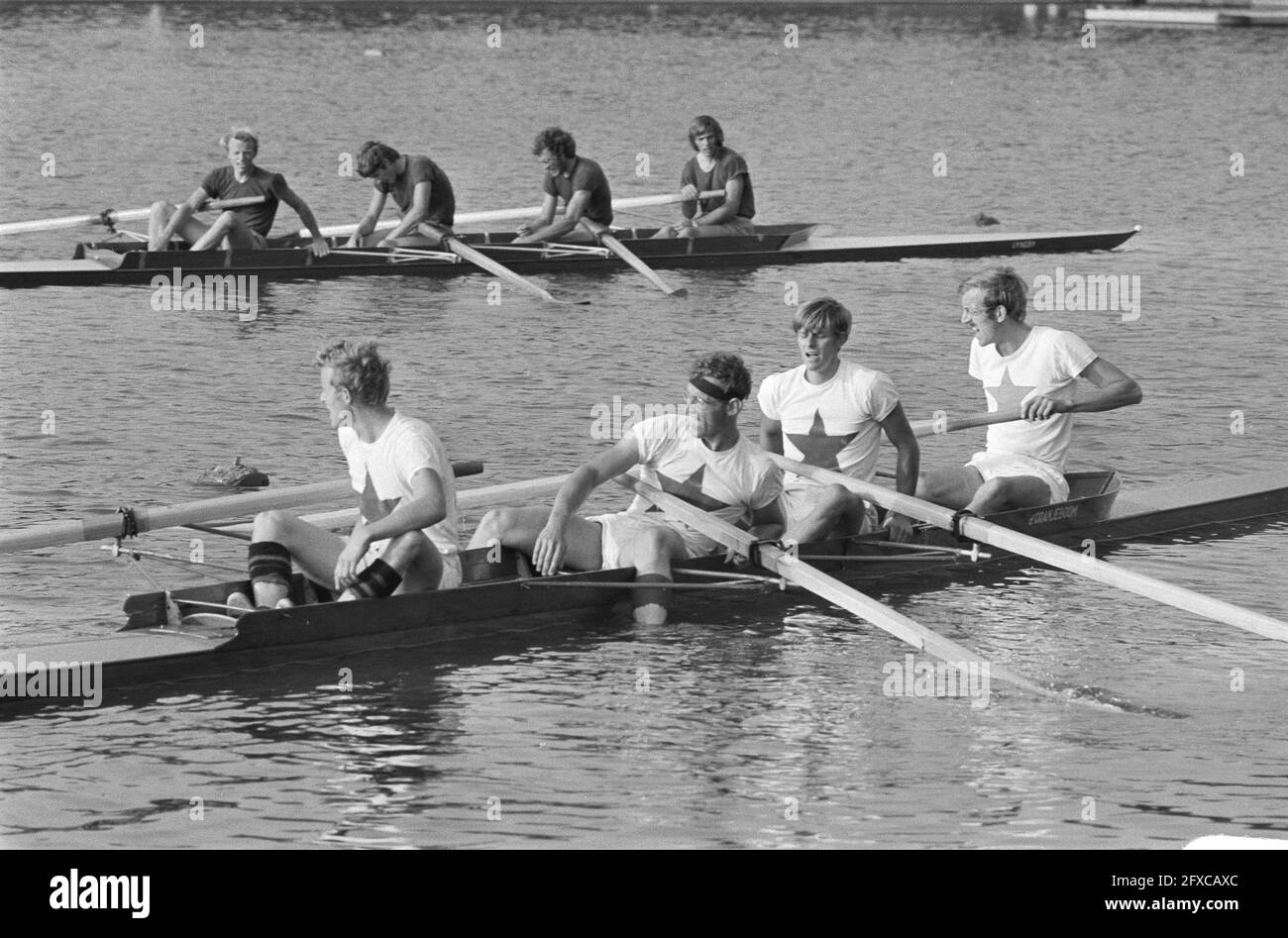 National rowing championships at Bosbaan Amsterdam, July 20, 1971 ...