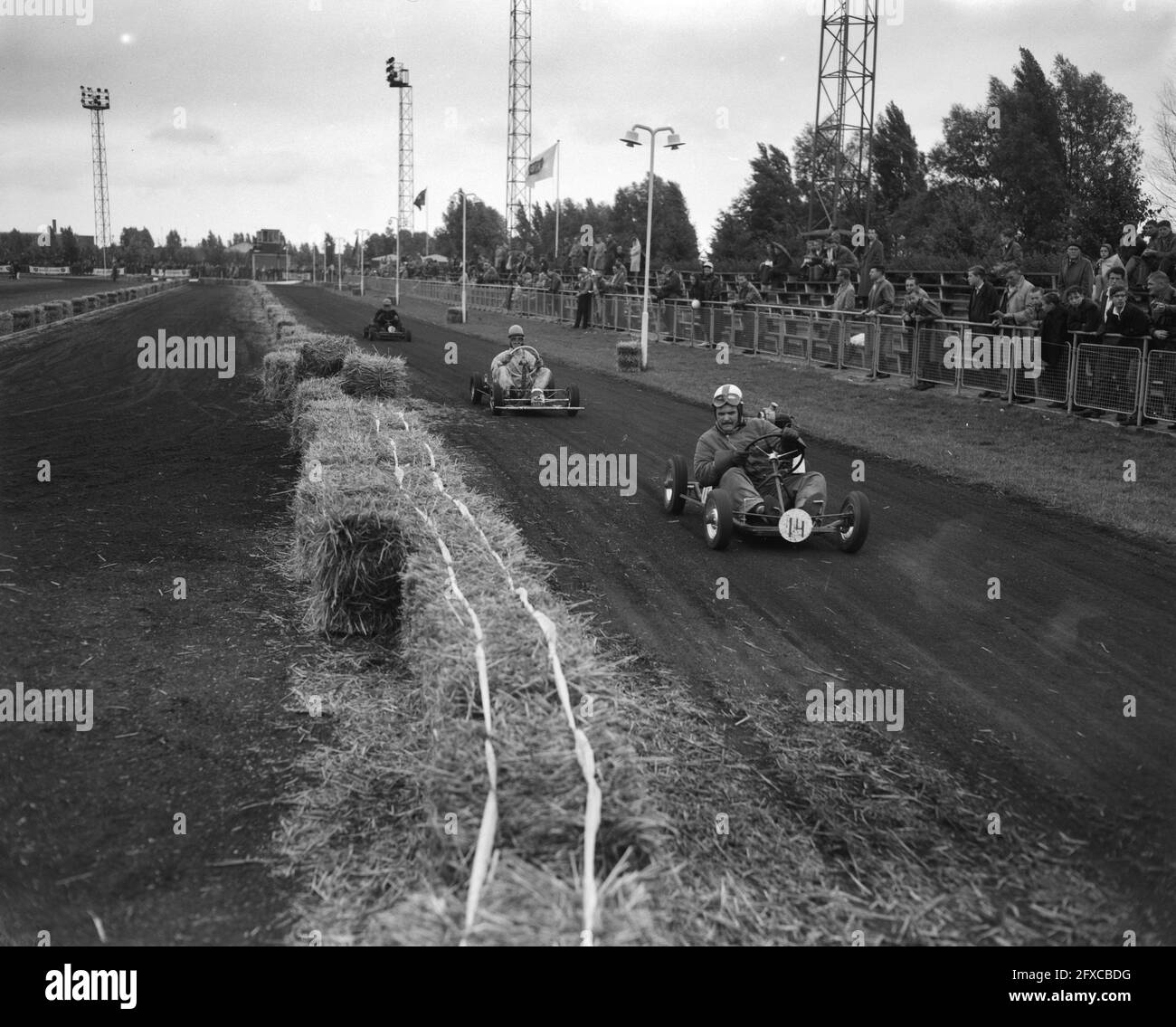 National go-cart races in Amsterdam, July 17, 1960, go-cart races, The ...