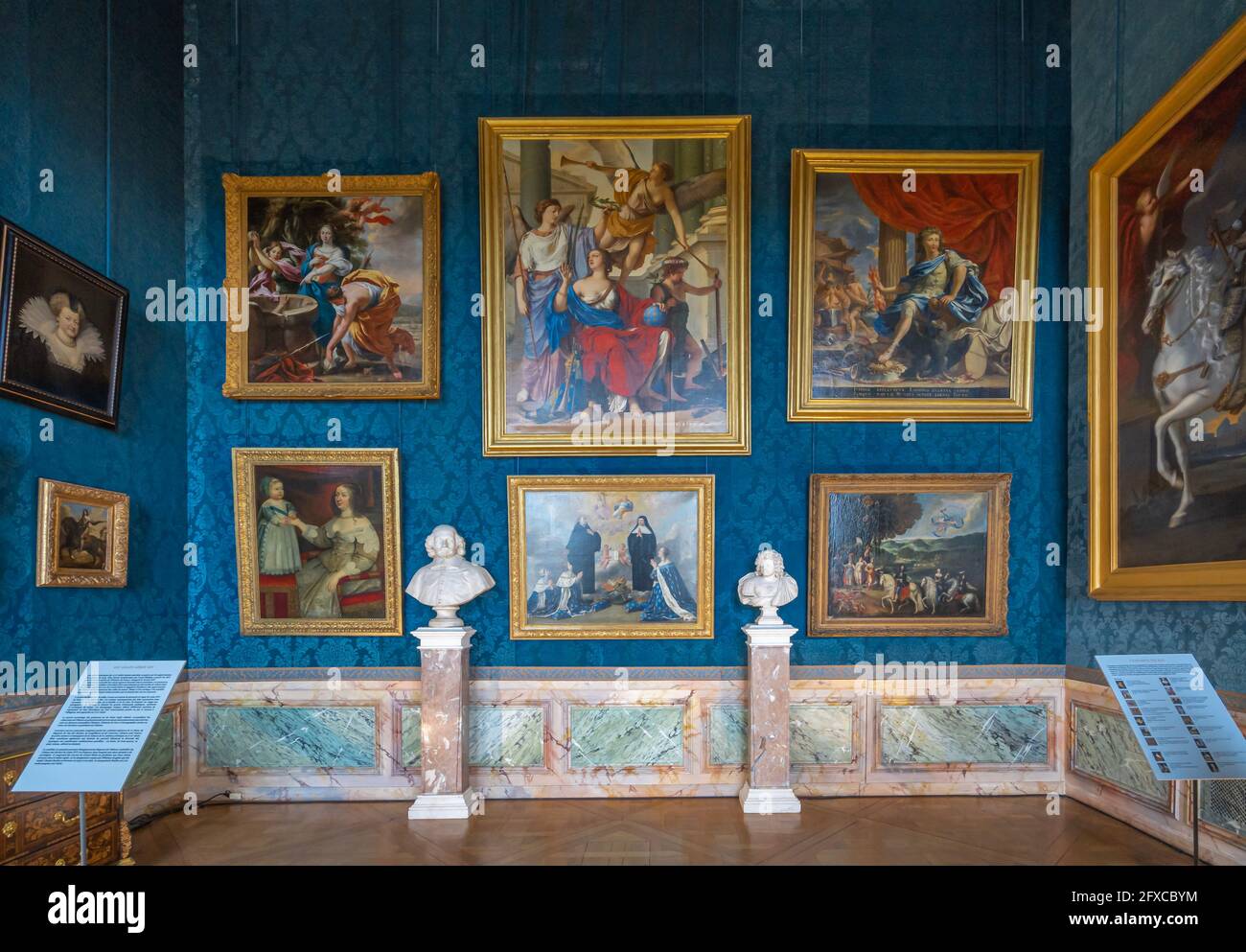 Versailles, France - 19 05 2021: Castle of Versailles. Louis XIV rooms ...