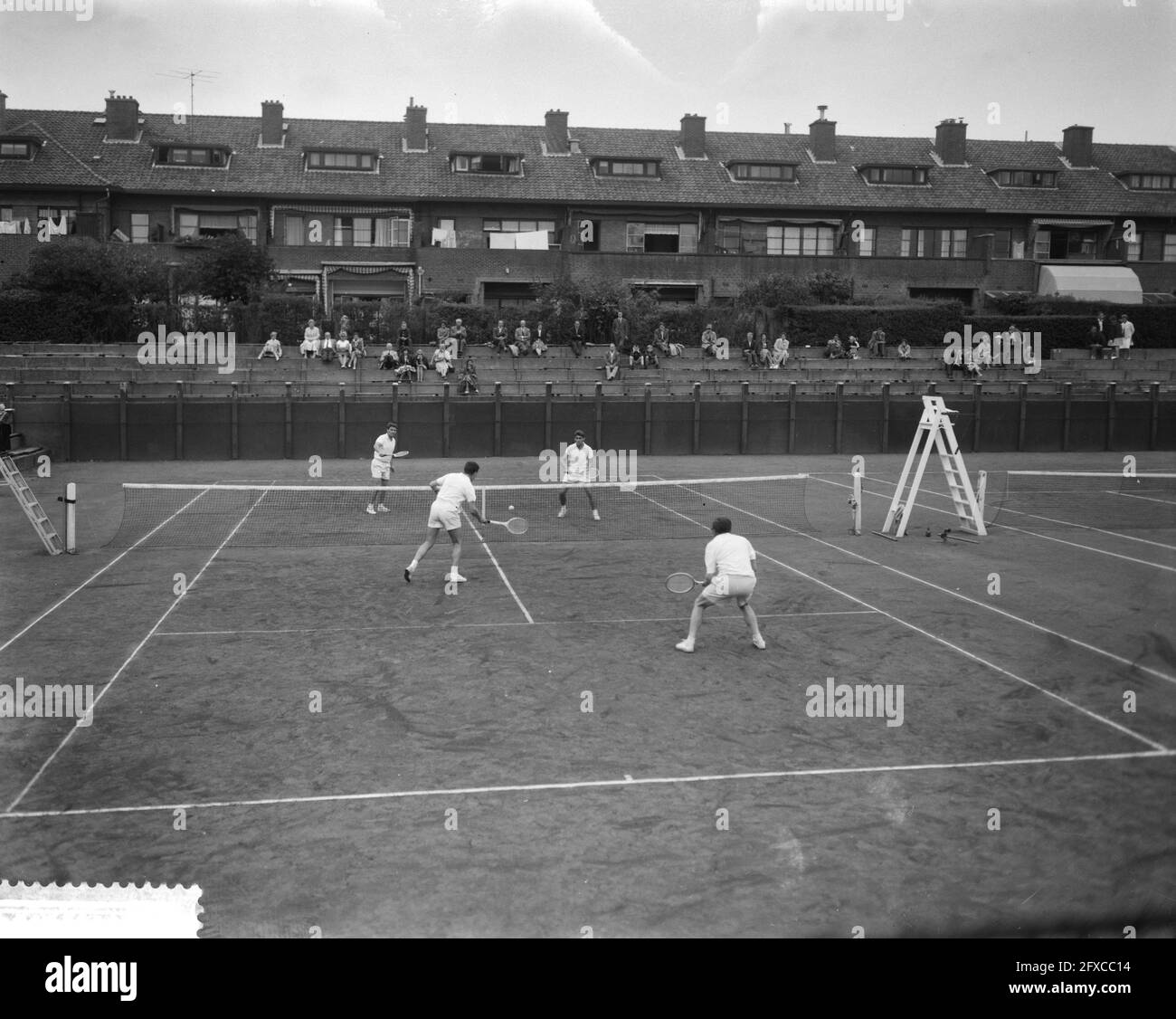 National tennis championships on the METS court in Scheveningen, August ...