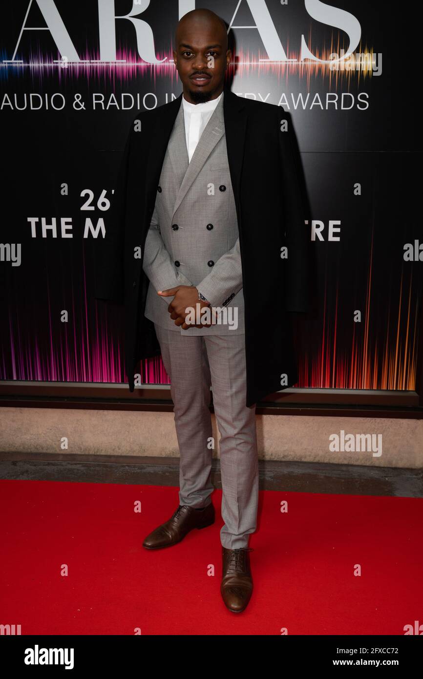 George the Poet arriving for the Audio and Radio Industry Awards at the ...