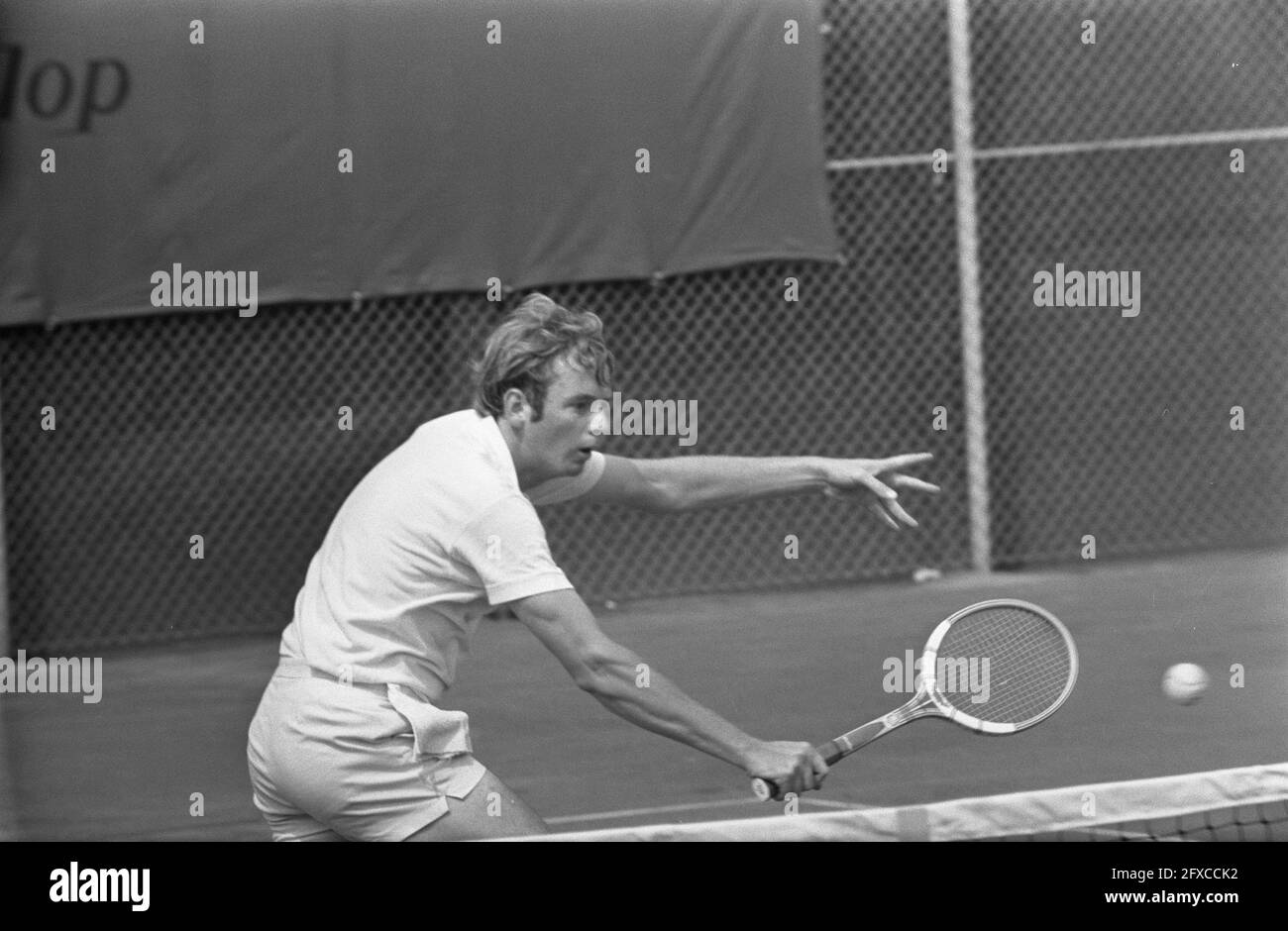 National tennis championships at Scheveningen: Nick Fleury, August 14 ...