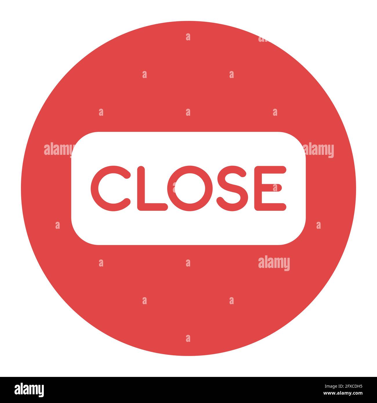 Close sign white glyph icon. E-commerce sign. Graph symbol for your web ...