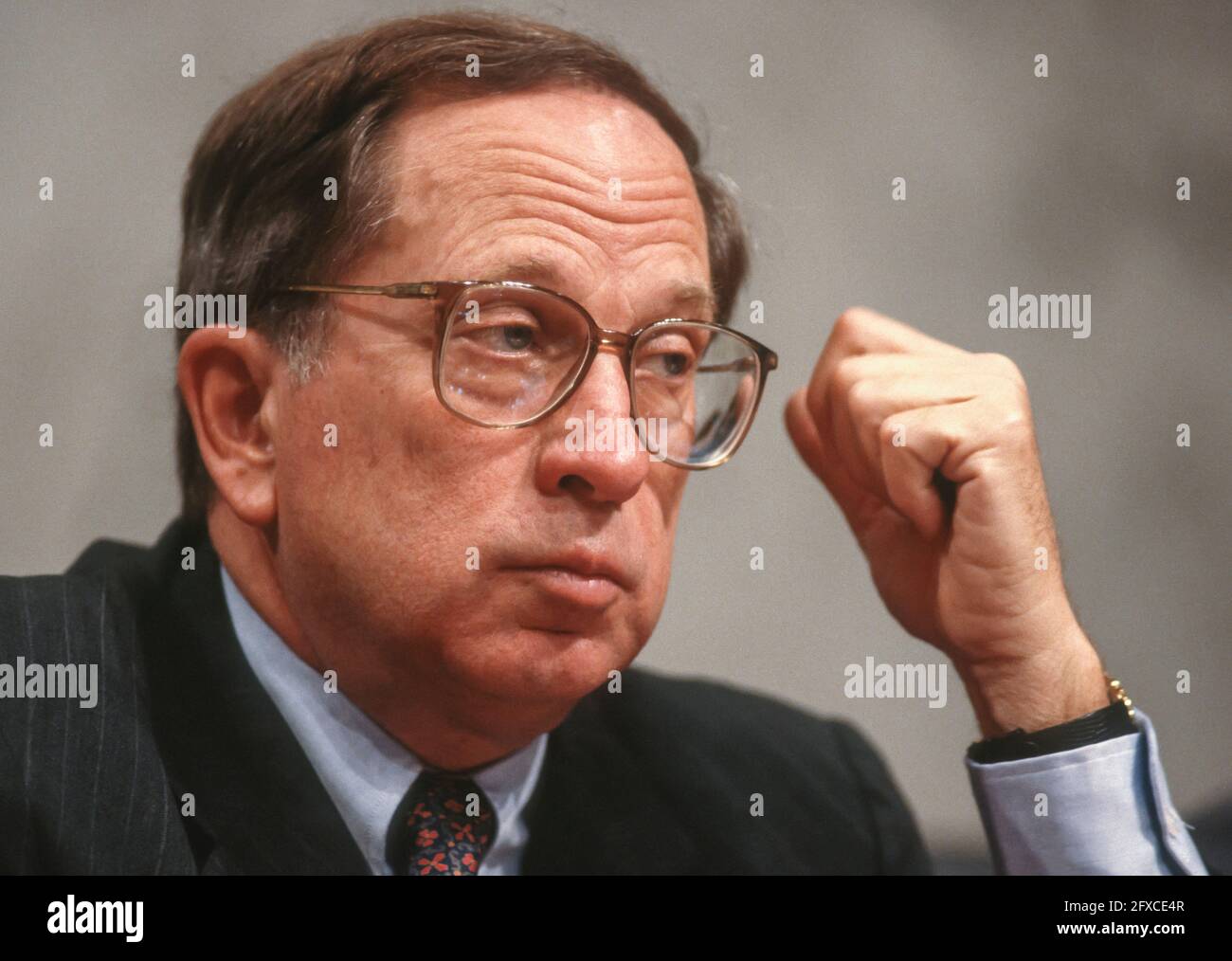 WASHINGTON, DC, USA, MARCH 31, 1993 - U.S. Senator Sam Nunn (D-Georgia ...
