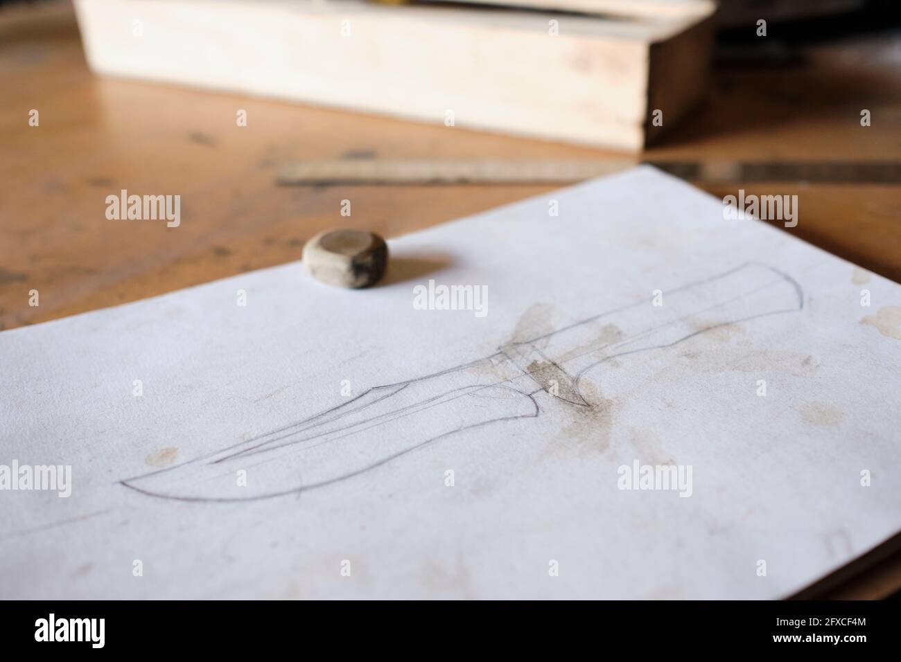 Drawing knife hi-res stock photography and images - Alamy
