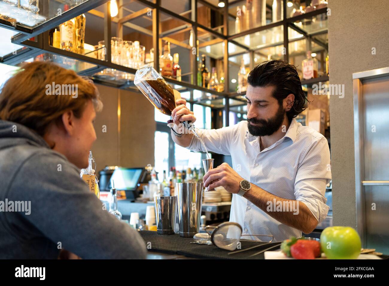 Customer at bar hi-res stock photography and images - Alamy