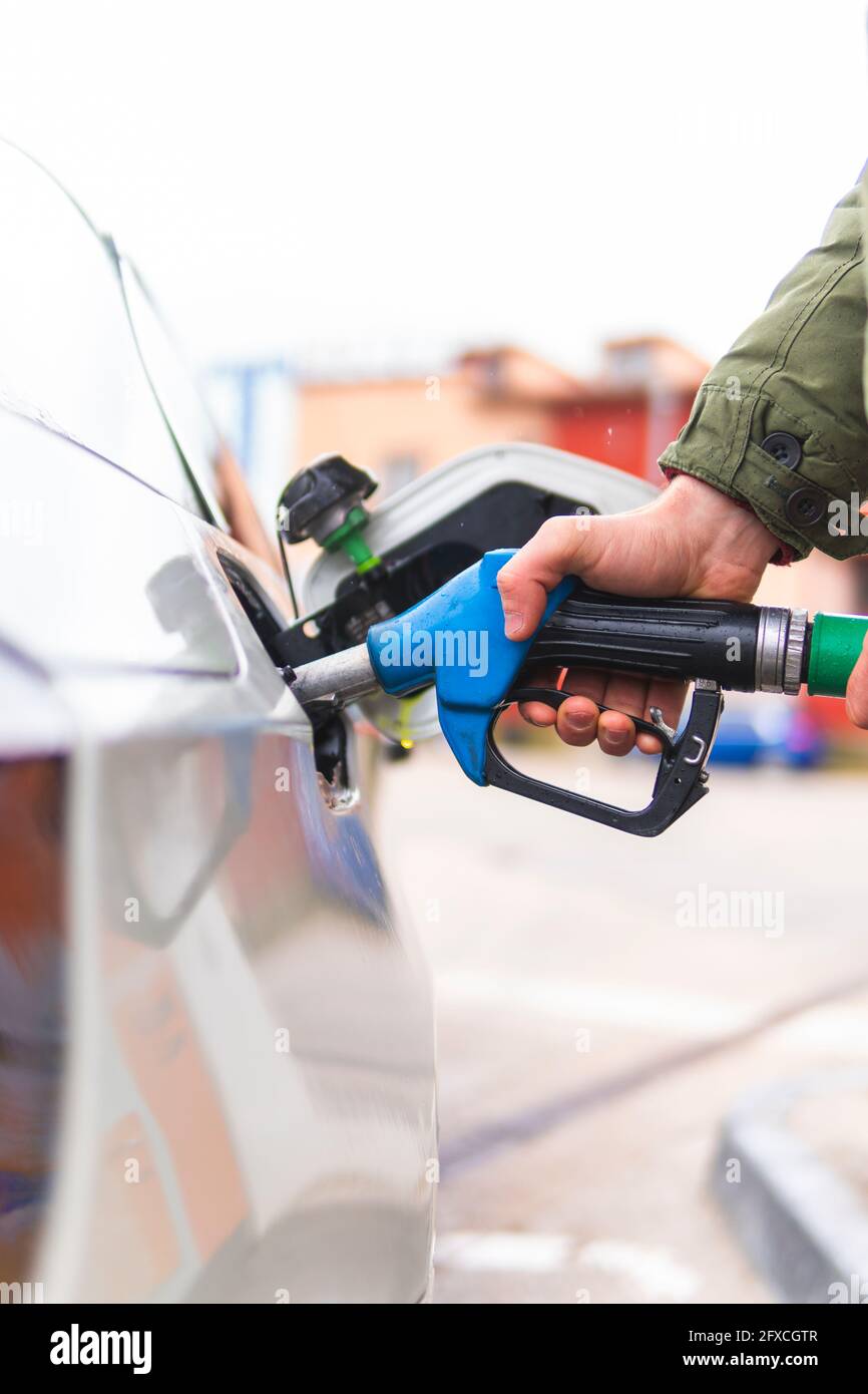 Refueling car gas station hi-res stock photography and images - Alamy