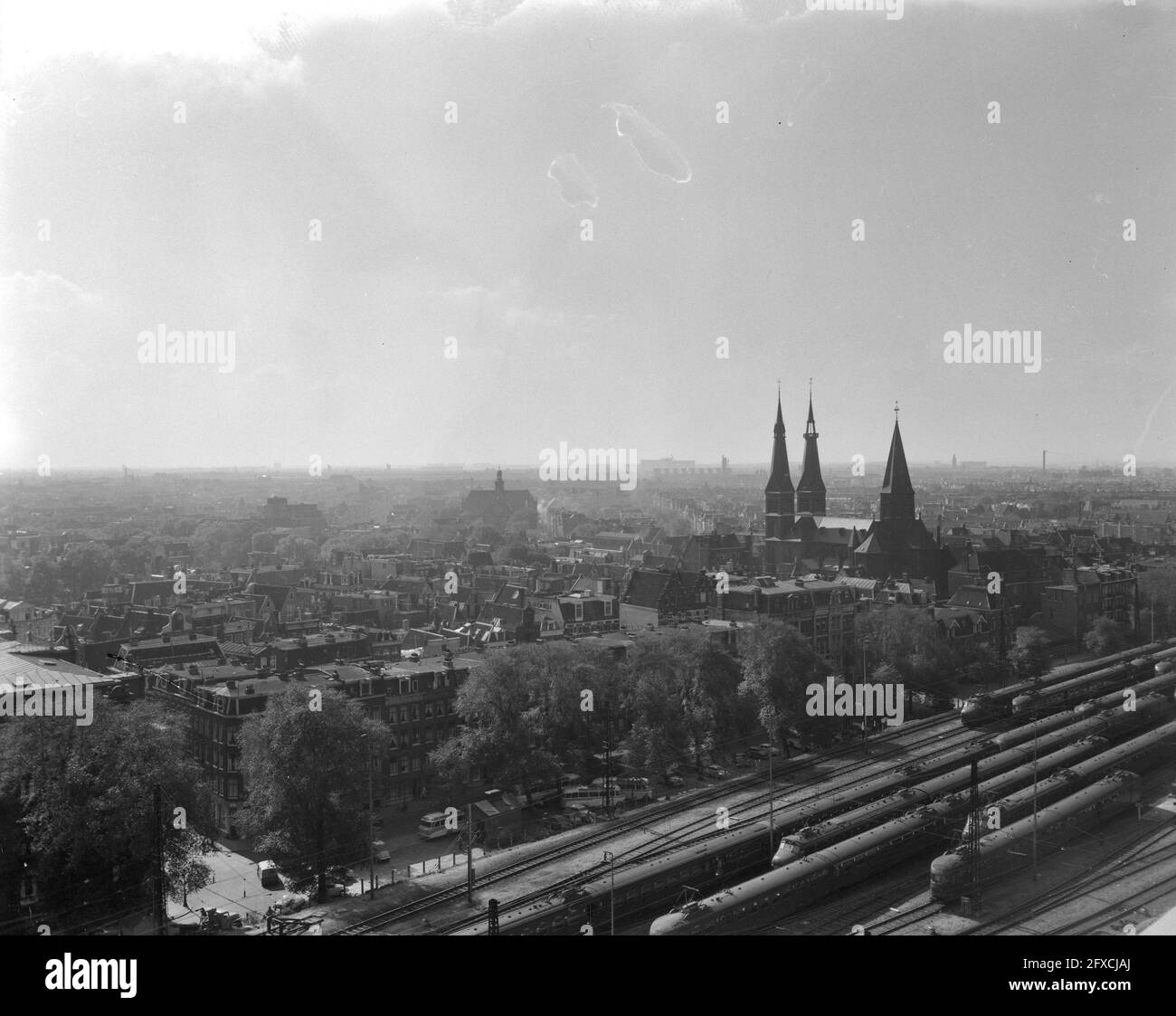 Views of Amsterdam from the harbor building, September 13, 1960 ...