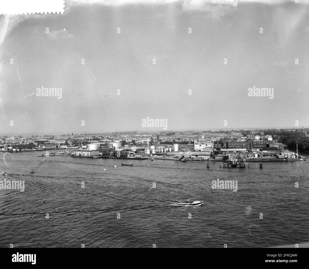 Views of Amsterdam from the harbor building, September 13, 1960 ...