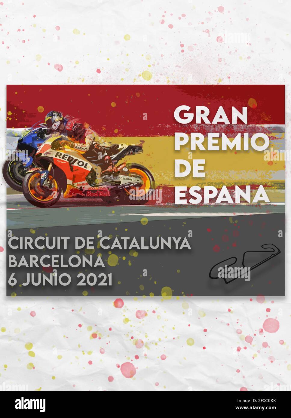 Race Weeknd Poster High Resolution Stock Photography and Images - Alamy