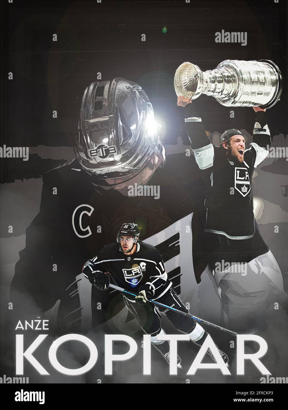 La kings ice hockey hi-res stock photography and images - Alamy