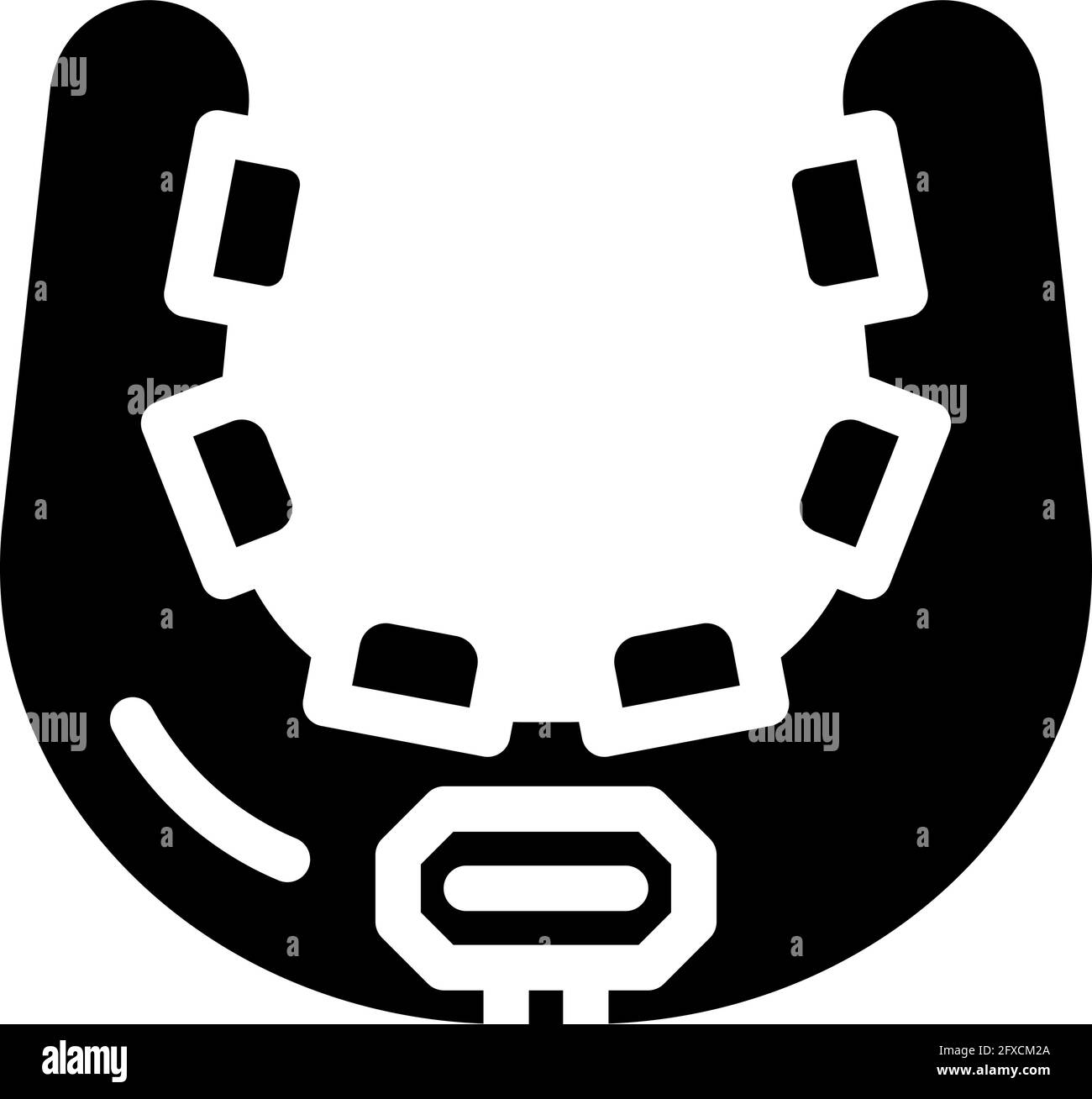 neck ems training glyph icon vector illustration Stock Vector Image ...