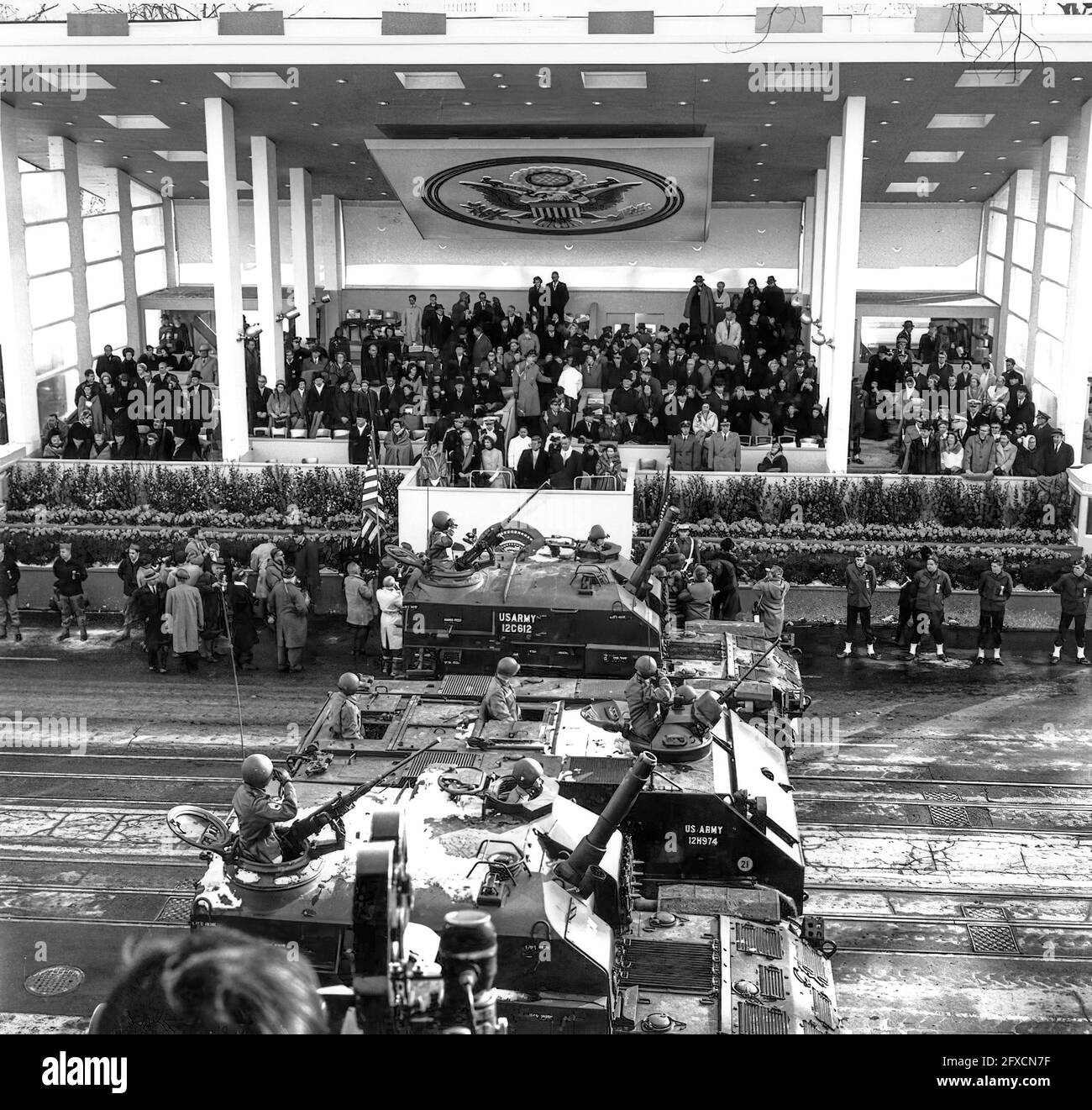 Inaugural Parade for President John F. Kennedy along Pennsylvania ...