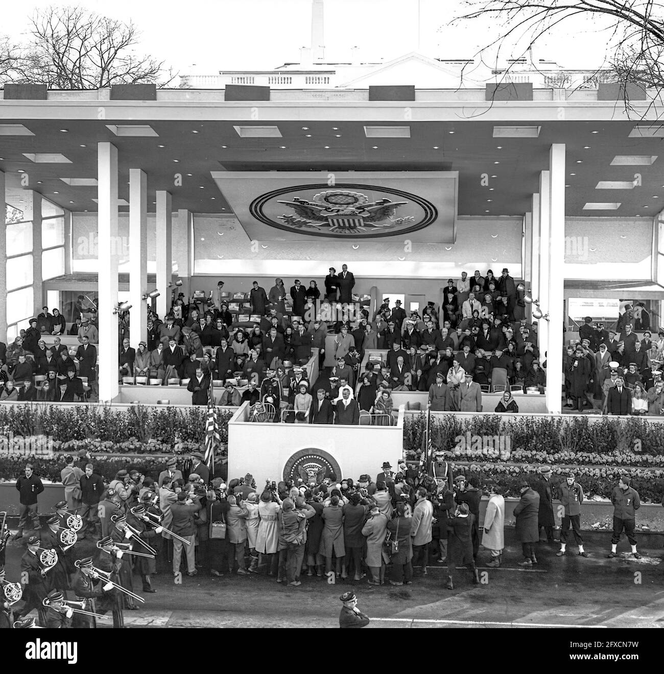 Inaugural Parade for President John F. Kennedy along Pennsylvania ...