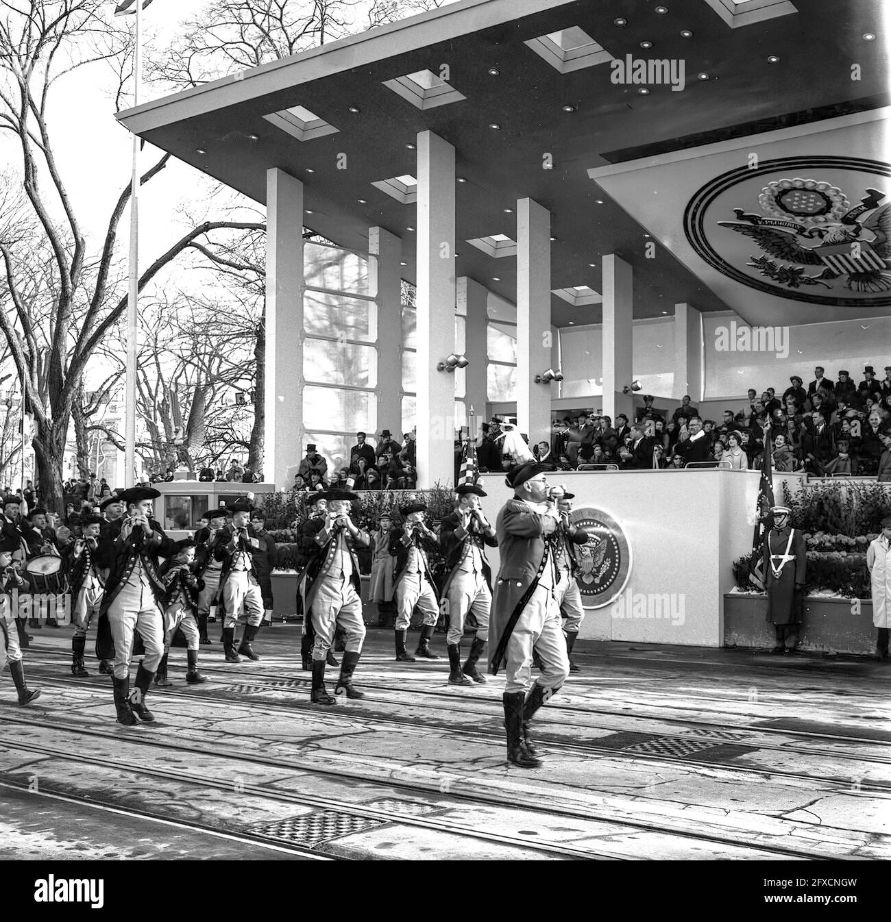 Inaugural Parade for President John F. Kennedy along Pennsylvania ...