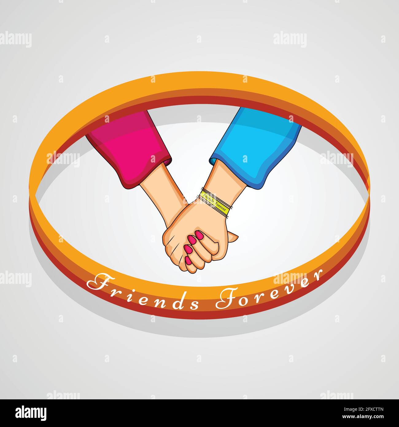 Friendship Day background Stock Vector Image & Art - Alamy
