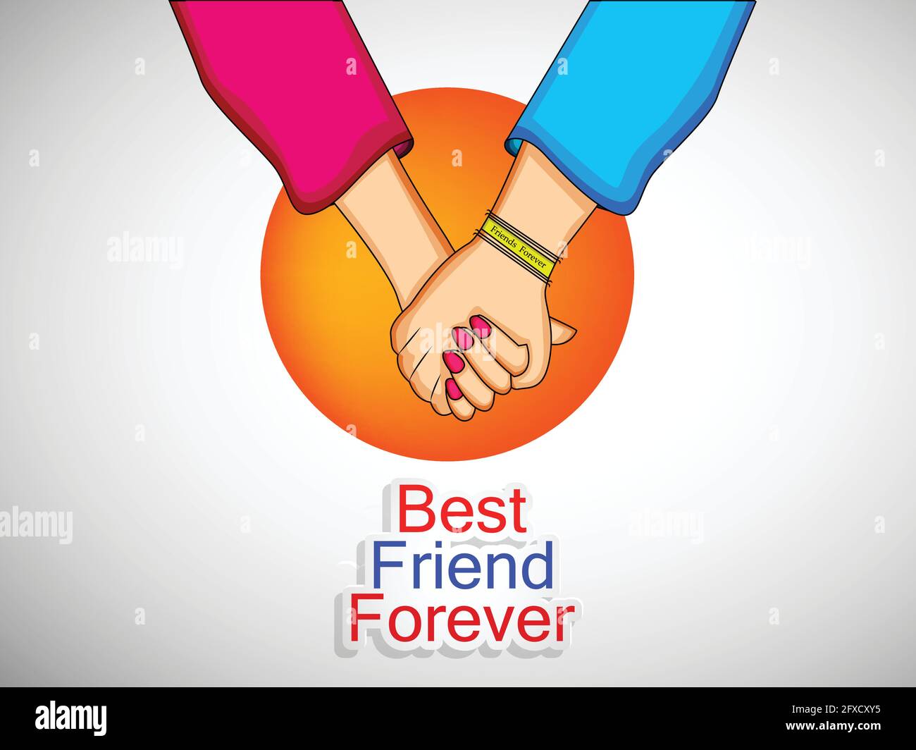Friendship Day background Stock Vector Image & Art - Alamy
