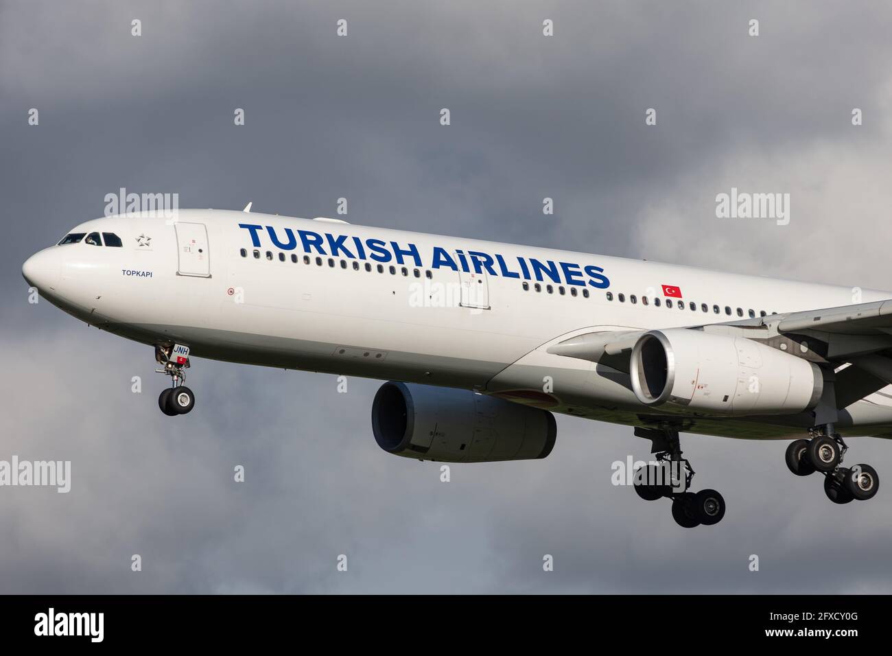 AMSTERDAM, NETHERLANDS - Sep 13, 2020: Turkish Airlines (TK / THY ...