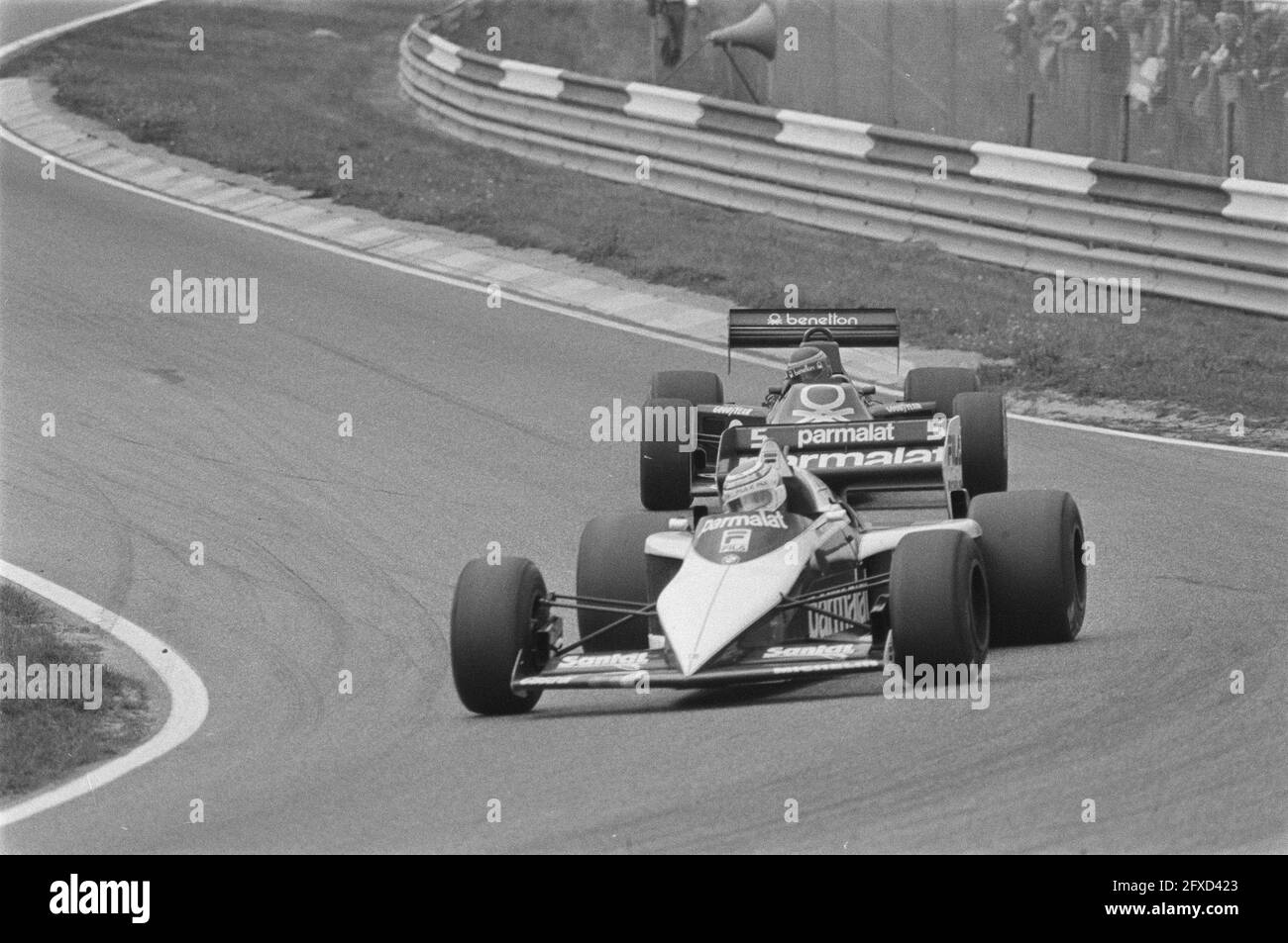 Piquet and Prost at 1983 Dutch Grand Prix (2 Stock Photo - Alamy