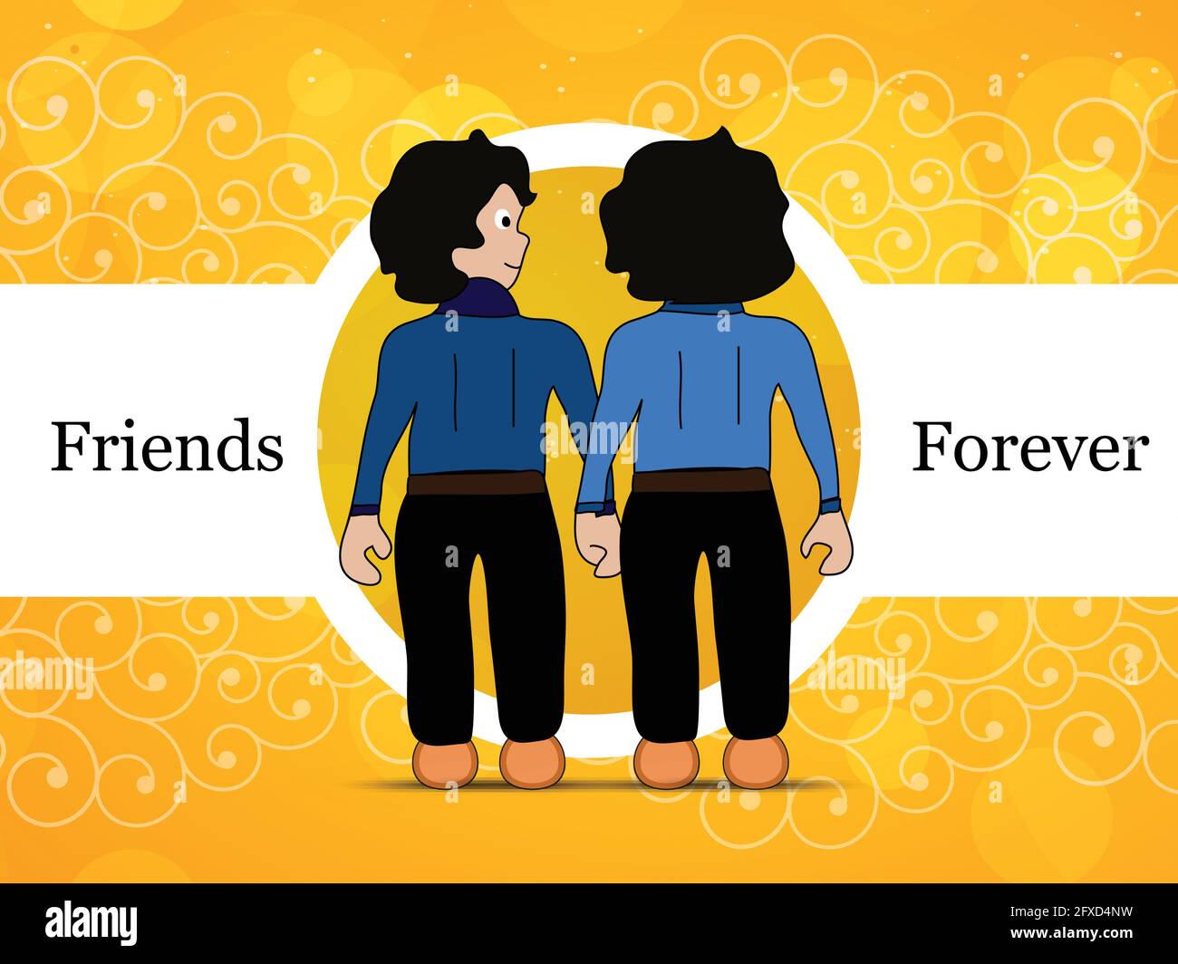 Friendship Day background Stock Vector Image & Art - Alamy