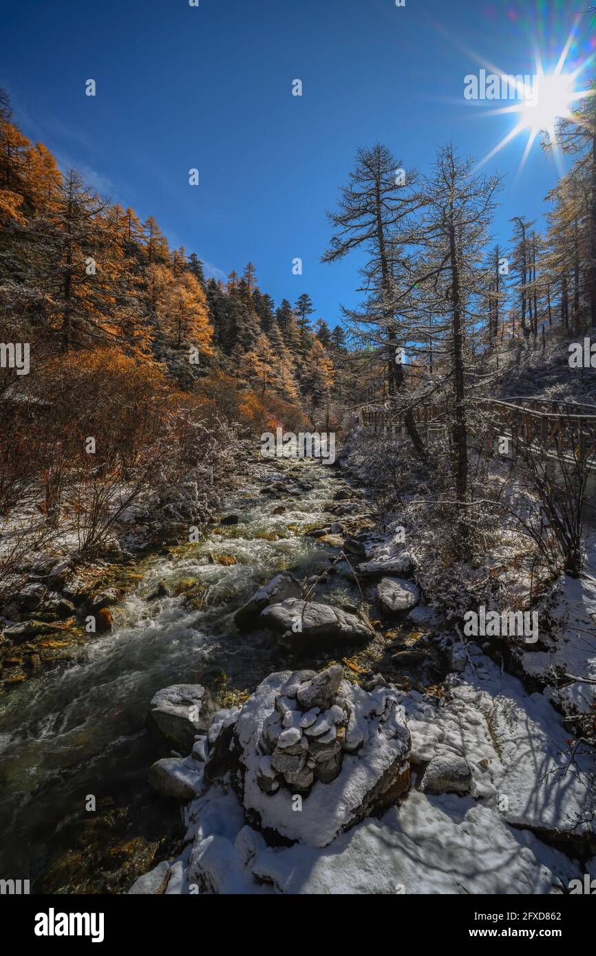 Yading National park Stock Photo - Alamy