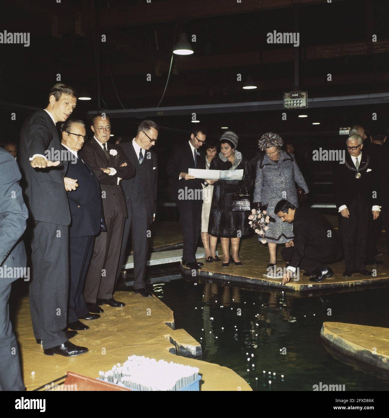 President Tito, his wife, Queen Juliana and Prince Bernhard visit the ...