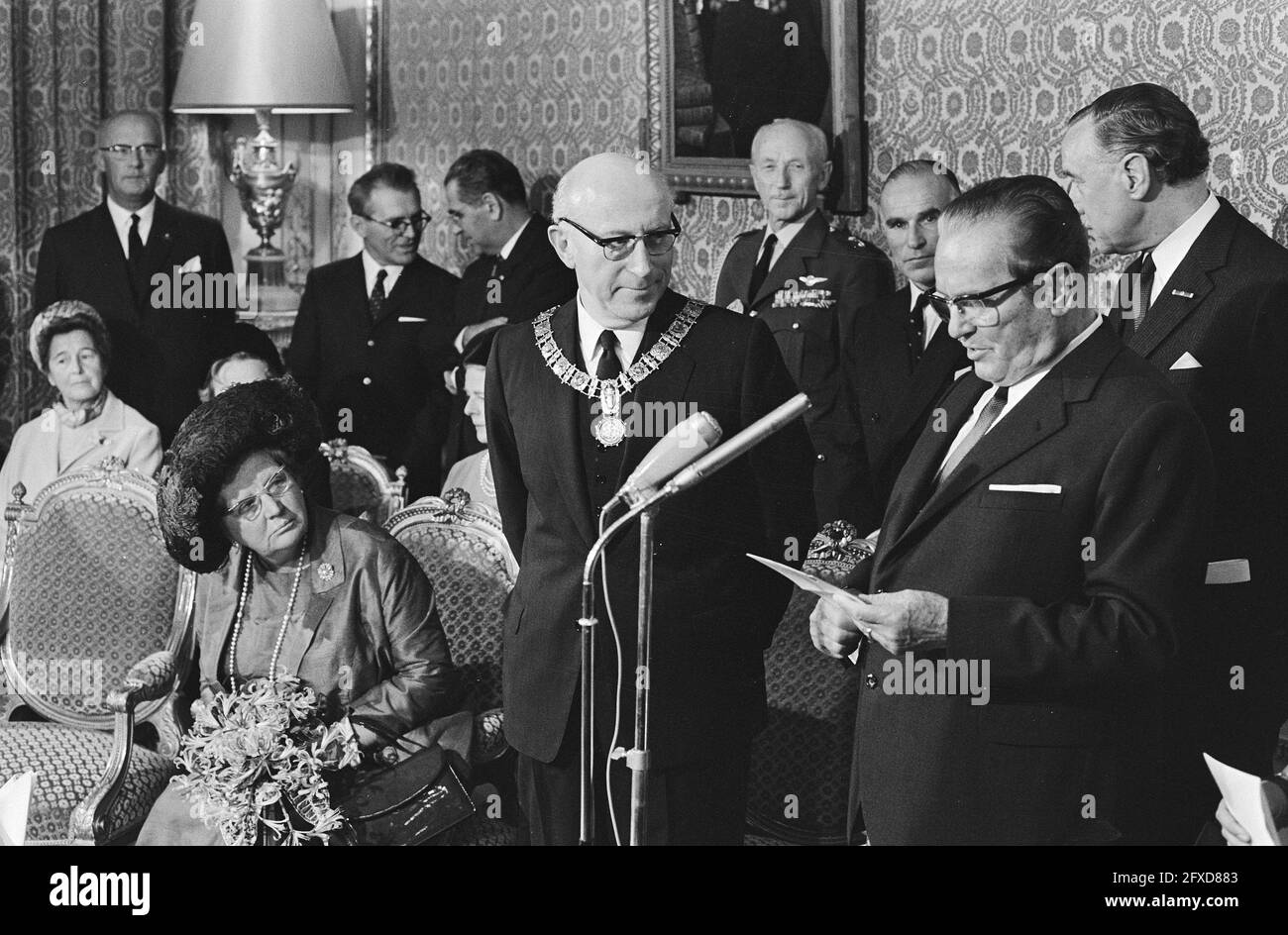 President tito gives speech hi-res stock photography and images - Alamy