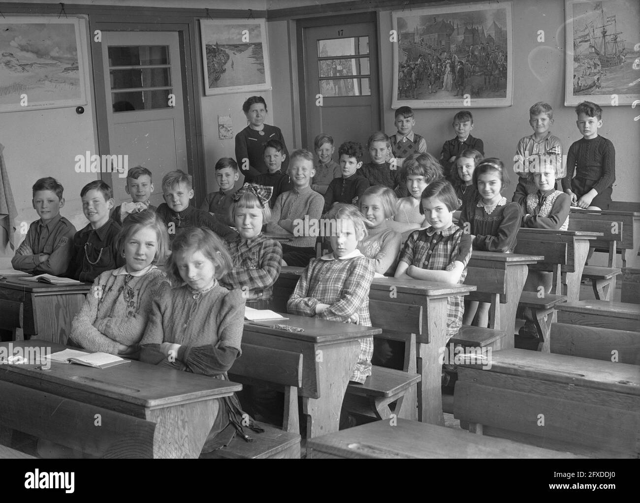 Sparta School, March 22, 1946, The Netherlands, 20th century press ...