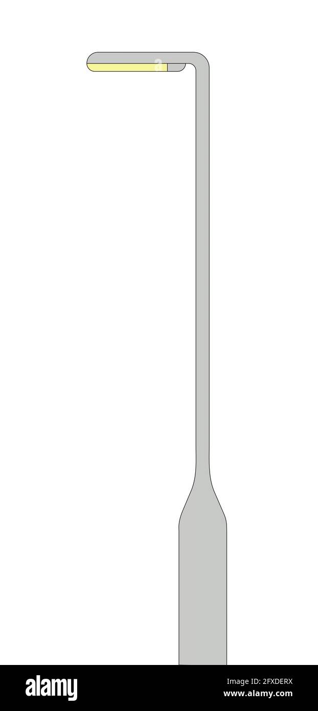 A graphic illustration of A lamp post for use as an icon, logo or web ...