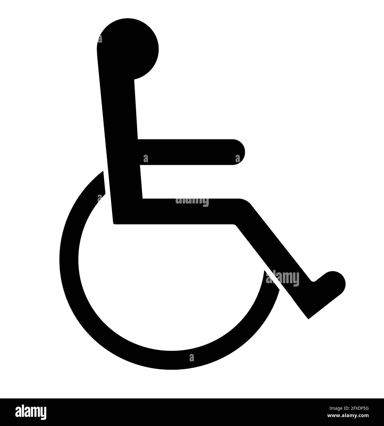 Handicap Logo Black And White