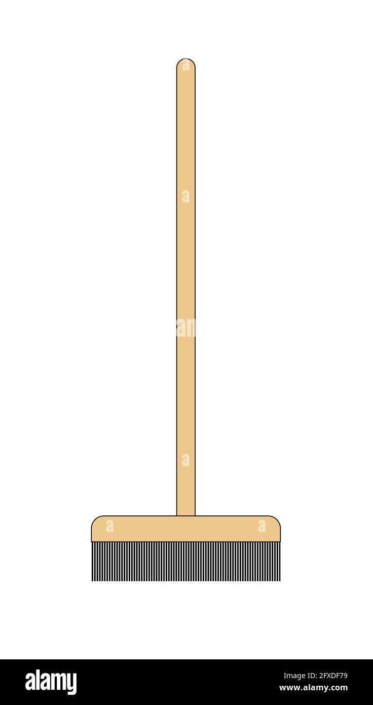 Yard brush hi-res stock photography and images - Alamy