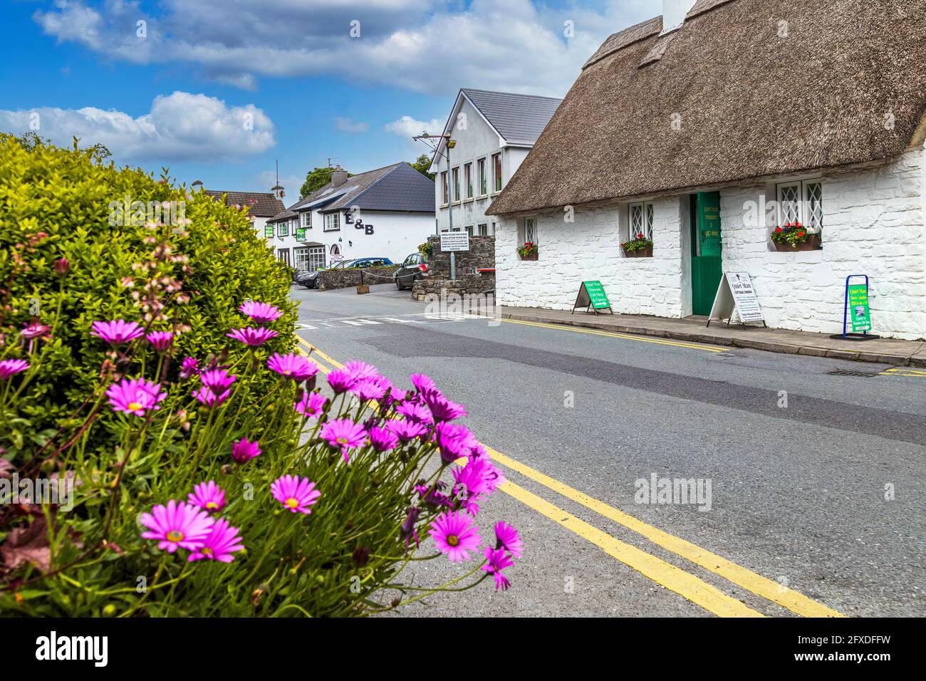 Village of Cong in Couny Mayo Ireland used for filming of The Quiet Man ...