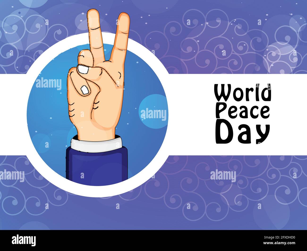 World Peace Day Stock Vector Image & Art - Alamy