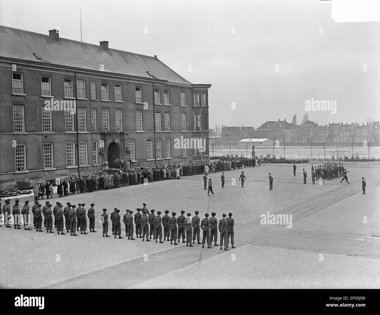 KMA Breda New cadets, December 4, 1950, CADETTEN, The Netherlands, 20th ...